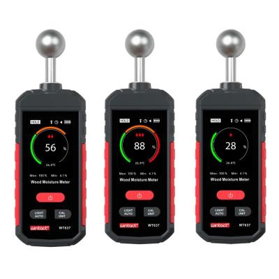 China WT637 Digital Wood Moisture Meter for Wood Bamboo Paper Chinese Medicinal Materials for sale