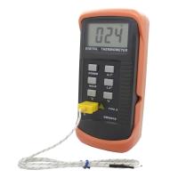China Data Hold Digital Thermometers with K Type Sensors Alarm Display Overload Dm6801b for sale