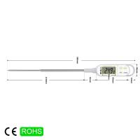 China Long Probe Digital Household Kitchen Cooking BBQ Meat Electronic Food Thermometer Waterproof for sale