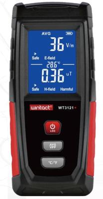 China WT3121 Color Display Digital Electromagnetic Radiation Detector with Dual Measurement Modes and Sound Light Alarm for sale