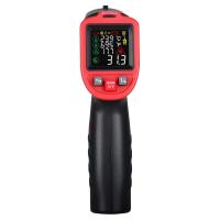 China Digital Circular Laser Non Contact IR Infrared Thermometer with HD Backlight Color Display with K-Type Thermocouple,Humidity,Dew Point,Surface Temperature Meter for sale