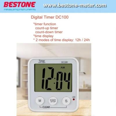 China Time Display LED Alarm Indicator Light Digital Kitchen Timer DC100 for sale