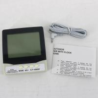 China LCD Display Digital Thermo Hygrometer Indoor Outdoor with Waterproof Temperature Sensor for sale
