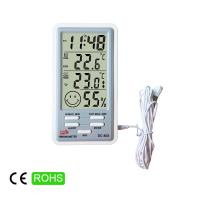 China Hygro-Thermometer Clock with Indoor and Outdoor Temperature (DC-803) for sale