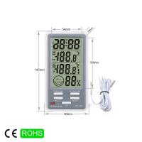 China Hygro-Thermometer Clock with Indoor and Outdoor Temperature (DC-803) for sale