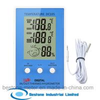China Hygro-Thermometer Clock with Indoor and Outdoor Temperature (DC105) for sale