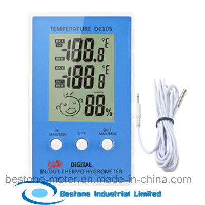 China Hygro-Thermometer Clock with Indoor and Outdoor Temperature (DC105) for sale