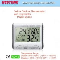 China Indoor Outdoor Thermometer and Hygrometer for sale