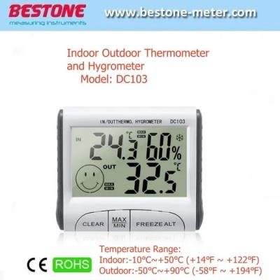 China Indoor Outdoor Thermometer and Hygrometer for sale