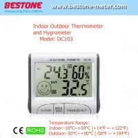 China Indoor Outdoor Thermometer and Hygrometer for sale