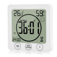 China Comfort Level Display Count Down Timer Digital Thermometer Hygrometer for sale