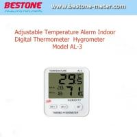 China Adjustable Temperature Alarm Indoor Digital Thermometer Hygrometer Al-3 for sale