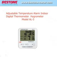 China Adjustable Temperature Alarm Indoor Digital Thermometer Hygrometer Al-3 for sale