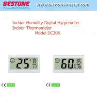 China Indoor Humidity Digital Hygrometer Indoor Thermometer DC206 for sale