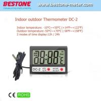 China Indoor Outdoor Hygrometer Digital Thermometer DC-2 for sale