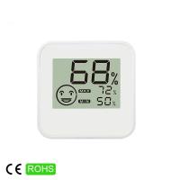 China Humidity Display Digital Indoor Thermometer Hygrometer with Comfort Level DC205 for sale