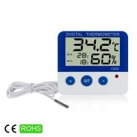 China Household Magnet Hanging Thermometer Digital Hygrometers Humidity Meters Fridge Thermometer, Digital Indoor-Outdoor Temperature Meter, Digitalthermo-Hygrometer for sale