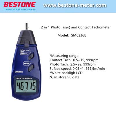 China Photo/Contact Tachometer (SM6236E) for sale