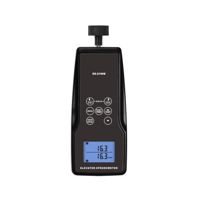 China ES-2100E/ES-2100L Elevator Speedometer Contact Tachometer with 0.1~2,000.0m/Min Measurement Range ±1 Count Accuracy and Memory Function for 20 Sets for sale