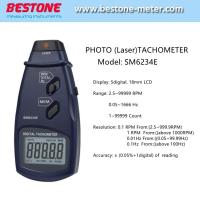 China Automatic Photo Laser Tachometer Sm6234e With 5 Digits LCD Display for sale