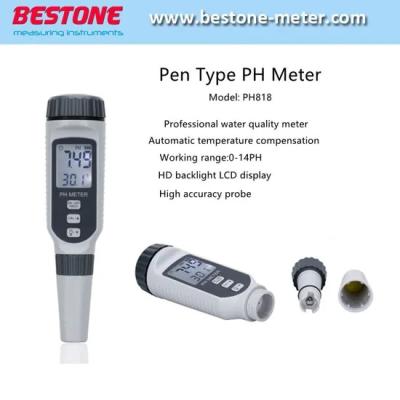 China Pen Type pH Meter Portable pH Water Quality pH818 for sale