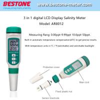 China Portable Digital Salinity Meter 0.00ppt-50ppt Measuring Range for Water Quality Testing for sale