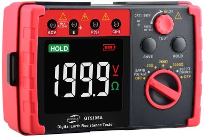 China GT5105A Digital Earth Resistance Tester 400V Overload Protection with Intelligent MCU Chip for sale