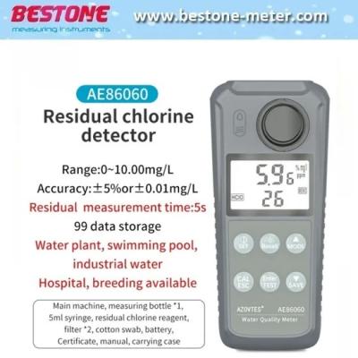 China Portable Water Quality Meter Chlorine Detector Residual 0.00-15.00mg/L pH 4.0-10.0 for sale