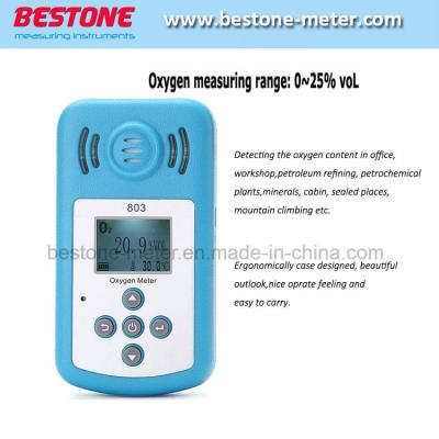 China Temperature Meter,O2 Handheld Gas Detector,Hot Sale Portable Dissolved Oxygen Meter,Model 803, Portable Oxygen Purity Analyzer,Portable 25% O2 Monitor, Alarm. for sale