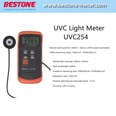 China UVC Light Meter UV Radiometer UV Meter UVC254 for sale