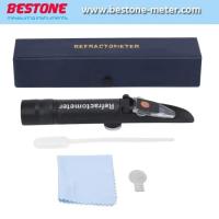 China Honey Brix Salinity Clinical Alcohol Portable Refractometer Antifreeze with Light for sale