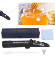 China Honey Brix Salinity Clinical Alcohol Portable Refractometer Antifreeze with Light for sale