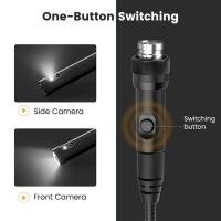 China 5.5mm Dual Lens 1080P HD Industrial Borescope with 5 Inch IPS Monitor for sale