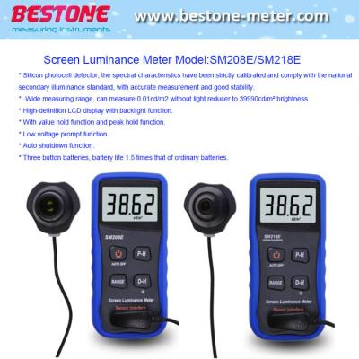 China Screen Brightness Meter Handheld Luminance Tester Sm208e Sm218e for sale