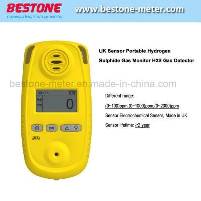 China Gas Monitor Portable H2s Gas Detector Electrochemical H2s Gas Sensor Alarm for sale