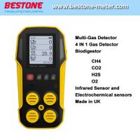 China Portable CH4 CO2 H2s O2 Biogas Detector to Test The Percentage of Gas in The Biomethane Produced by The Biodigestor. 4 in 1 Mulit-Gas Detectors for sale