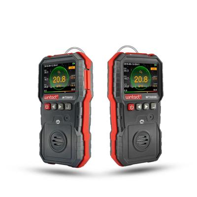 China WT8800 Portable Gas Detector with 0~30%Vol Range and 120000 Data Recording Oxygen Monitor for sale
