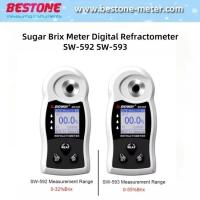 China Digital Sugar Brix Meter Portable Refractometer Model Sw-592 593 for sale