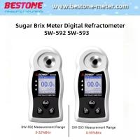 China Digital Sugar Brix Meter Portable Refractometer Model Sw-592 593 for sale