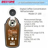 China Digital Coffee Concentration Portable Refractometer Handheld CF-200 for sale