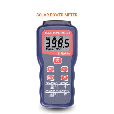 China SM206 PLUS Solar Power Meter Multi Functional with 3-3/4 LCD Display for sale