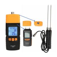 China GM620 3 in 1 Digital Wood Moisture Meter with Long and Short Probe Adjustable for 4 Tree Species for sale