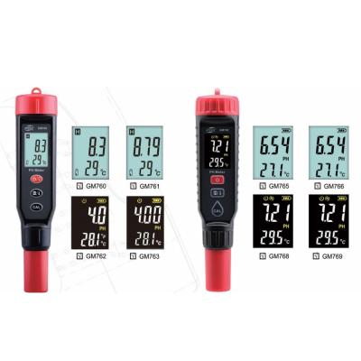 China Pen Type Mini PH Meter 0.00-14.00 Range 0-60ºC Temperature Measurement for sale