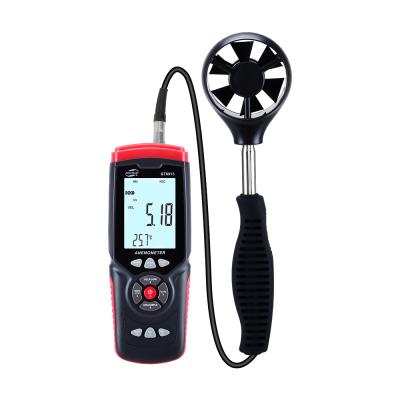 China Temperature Humidity Digital Anemometer GT8913 Wind Speed 0.0-45.0 m/s with Backlight for sale