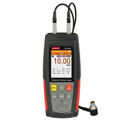 China WT100A,WT130A Color Screen LCD Ultrasonic Thickness Gauge with 5MHz Working Frequency and 1000 to 9999m/s Sound Velocity for sale