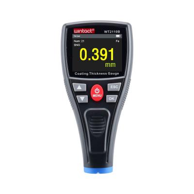 China WT2110 WT2110B Mini Digital Coating Thickness Gauge with 0~1500μm Range Color-Screen HD Display and Bluetooth Function for sale