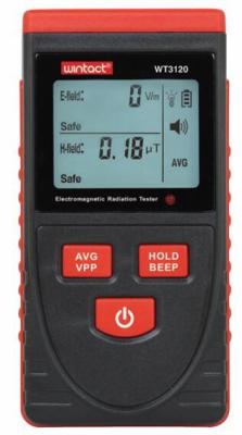China WT3120 GM3120 Electromagnetic Radiation Tester with Dual Field Detection Sound and Light Alarm and LCD Graphic Display for sale