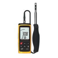 China GT8912 Digital Hot Wire Anemometer with Data Logging Retractable Handle and USB Connection for Wind Speed Measurement for sale