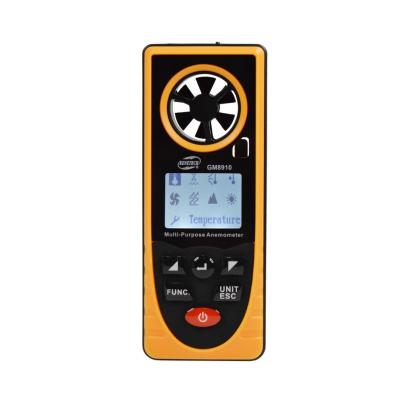 China GM8910 Portable 8-in-1 Anemometer with LCD Backlight for Wind Speed, Temperature, and Humidity Measurement for sale