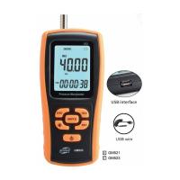 China GM521 GM523 Digital Pressure Gauge with 11 Selectable Pressure Units USB Data Export and Large LCD Display for sale